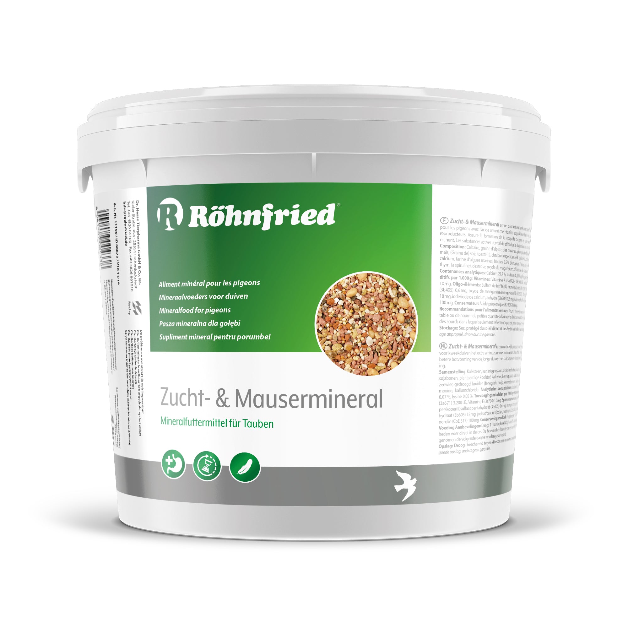 Zucht & Mausermineral (Rohnfried) Pigeon Minerals/Breeding Supplements