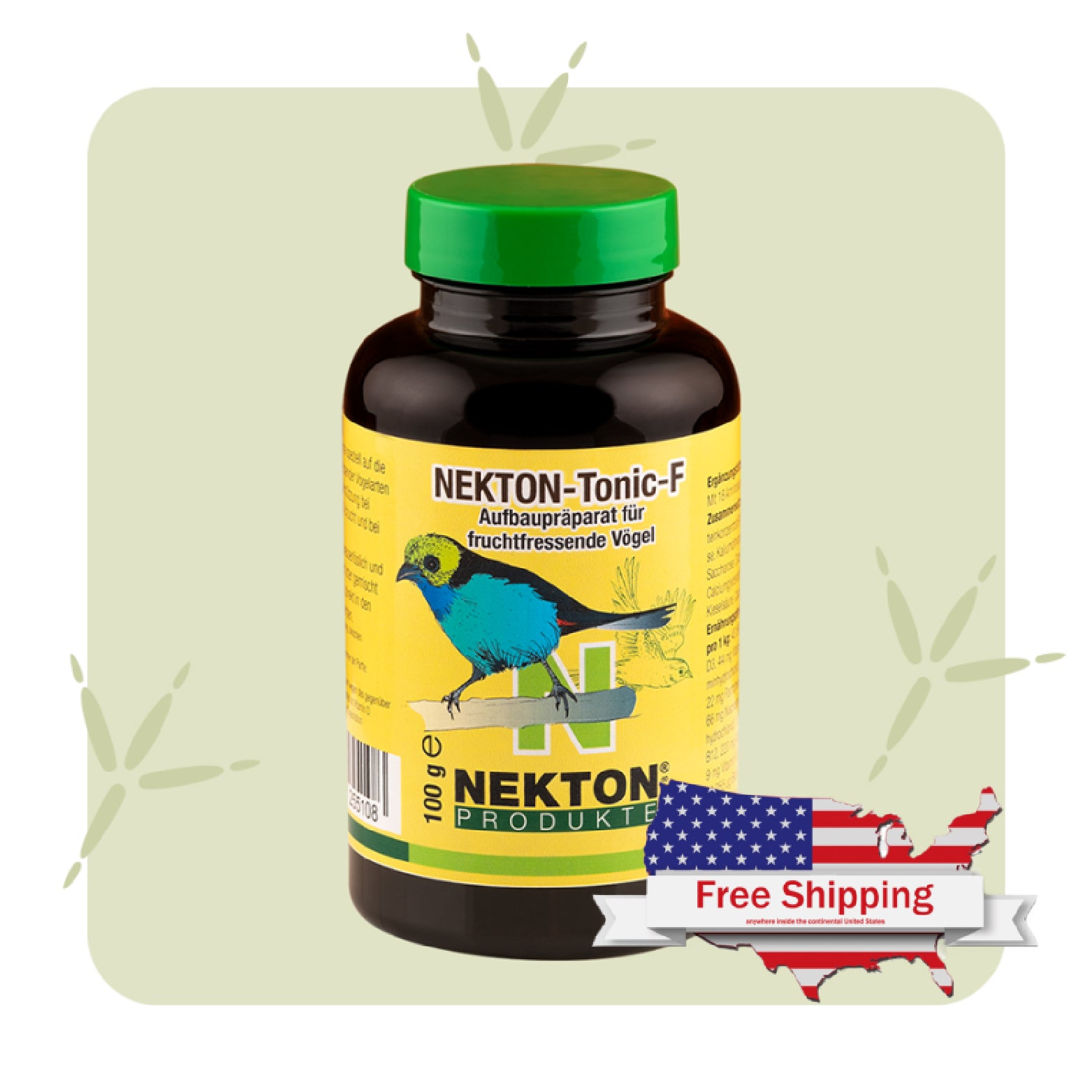 NEKTON-Tonic-F Nutritional Supplement for Birds – 60 Essential Nutrien