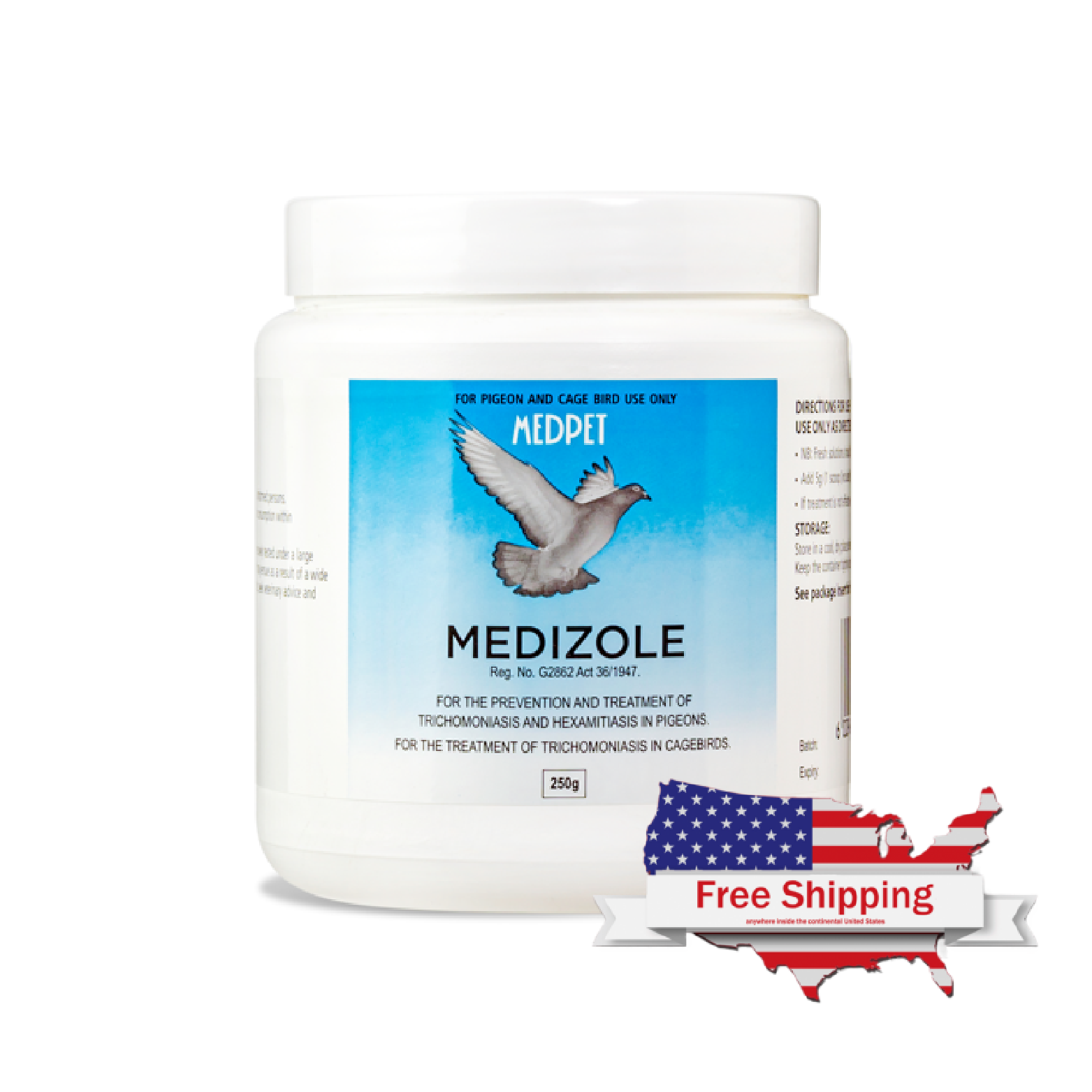 Medizole (Medpet) Trichomoniasis Treatment for Pigeons