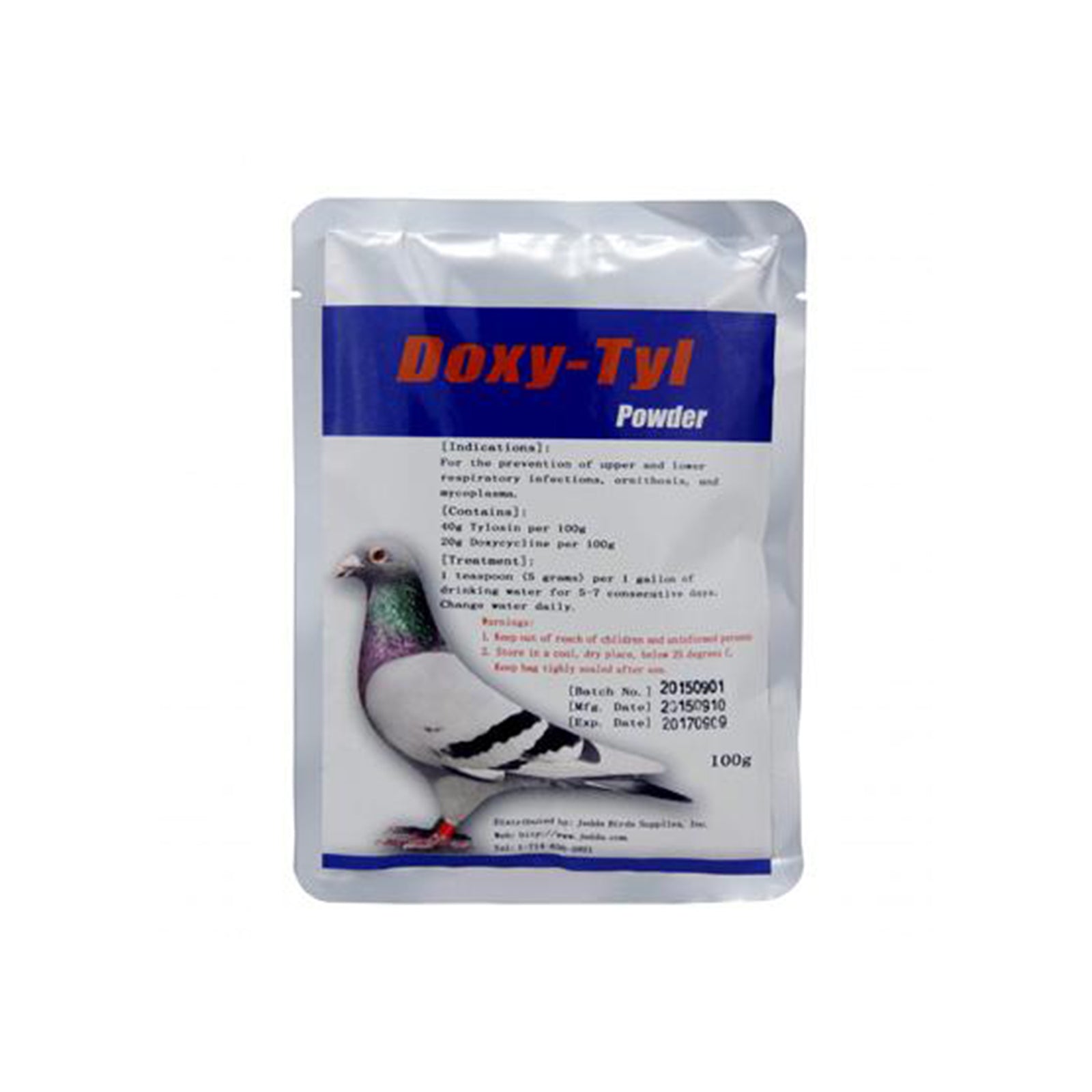 Doxy-Tyl Powder: Treats Ornithosis, Psittacosis & Bird Respiratory ...