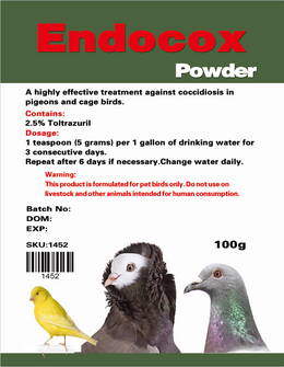 Endocox Powder for Coccidiosis: Effective Bird Parasite Treatment