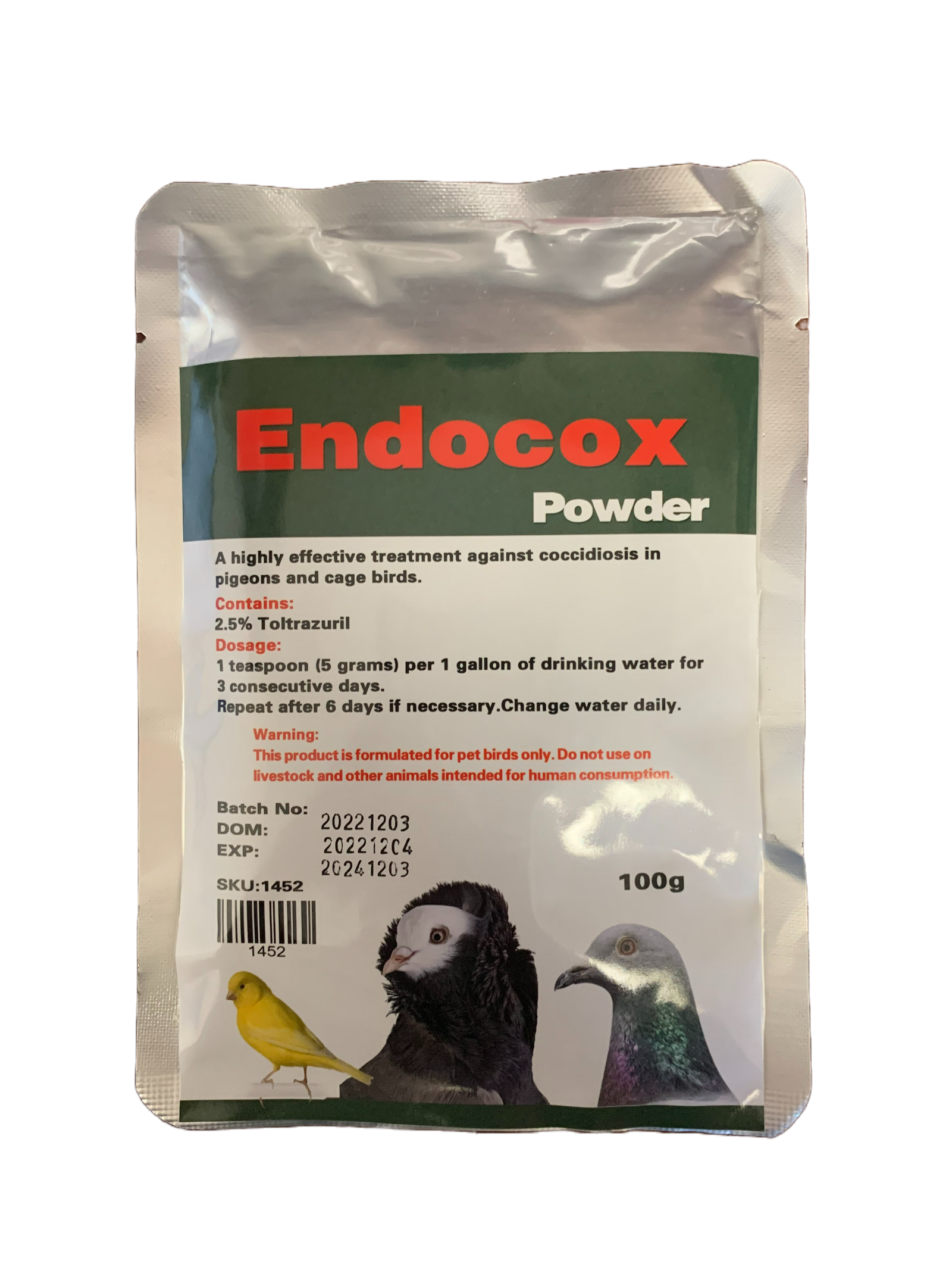 Endocox Powder for Coccidiosis: Effective Bird Parasite Treatment