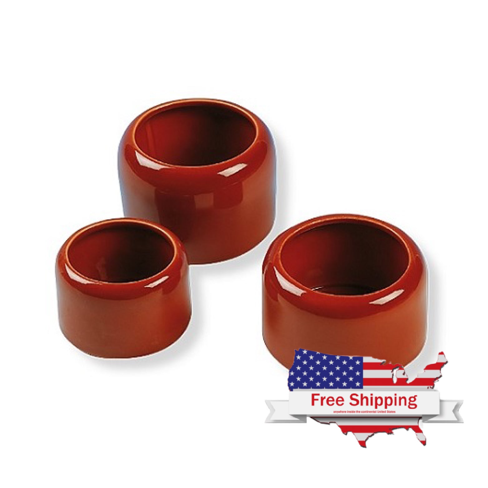 Enameled Stone Cup (Natural) Pigeon Feed Cup / Stone Pigeon Cup