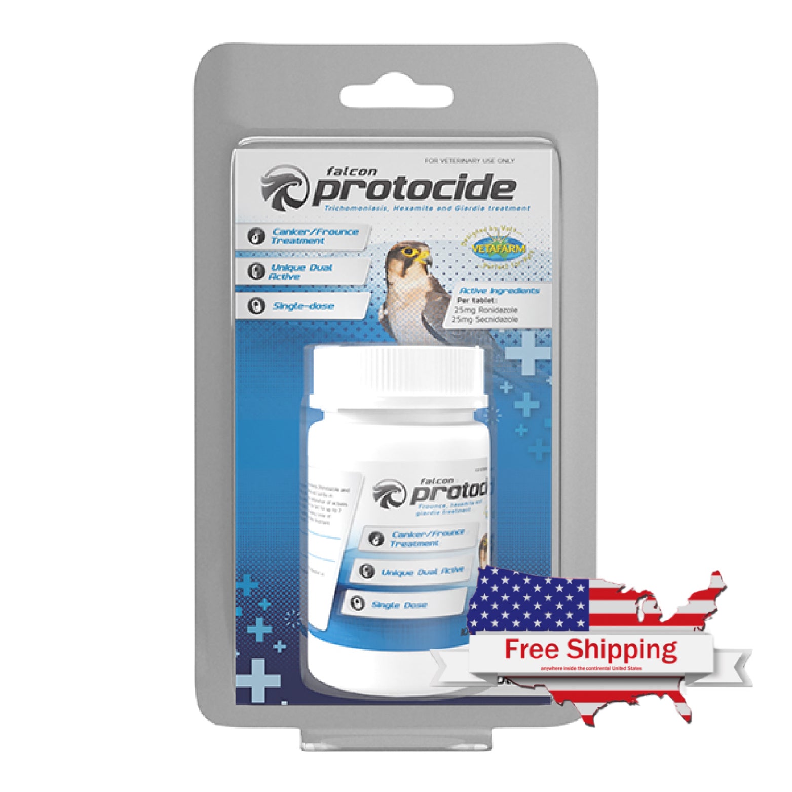 Falcon Protocide Tablets (Vetafarm): Falcon Protozoal Treatment